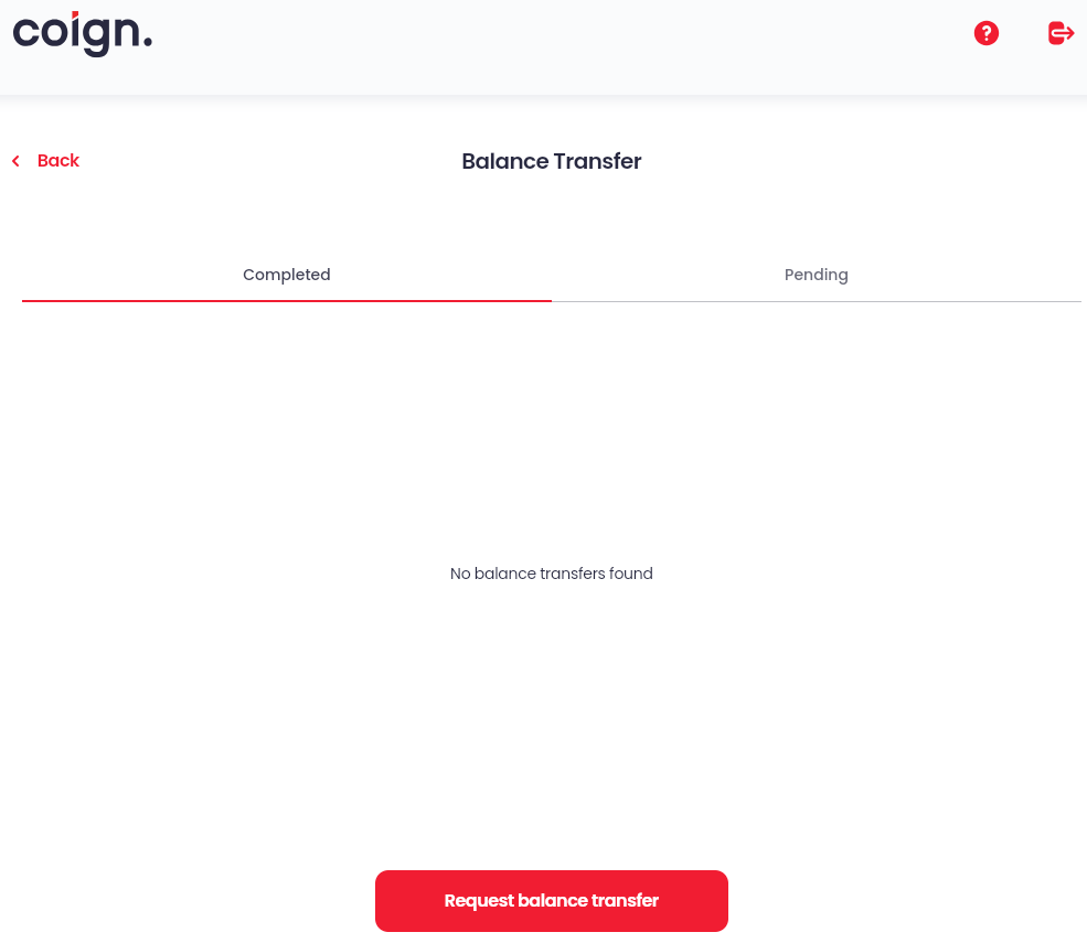 Balance Transfers – Coign
