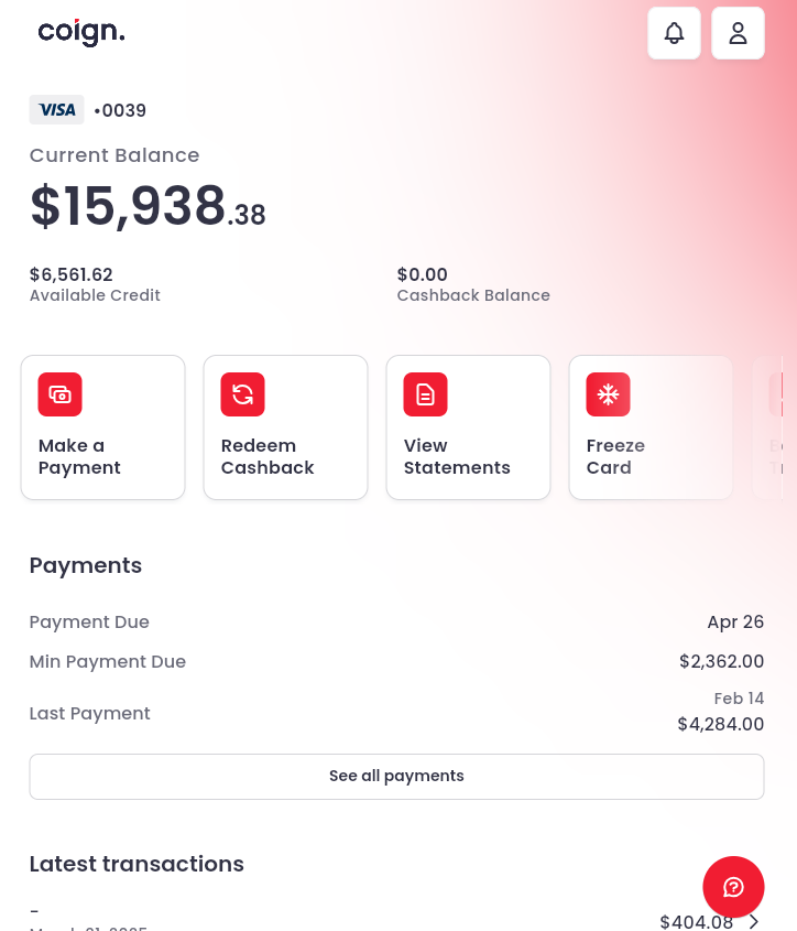 Paying your Coign Bill – Coign