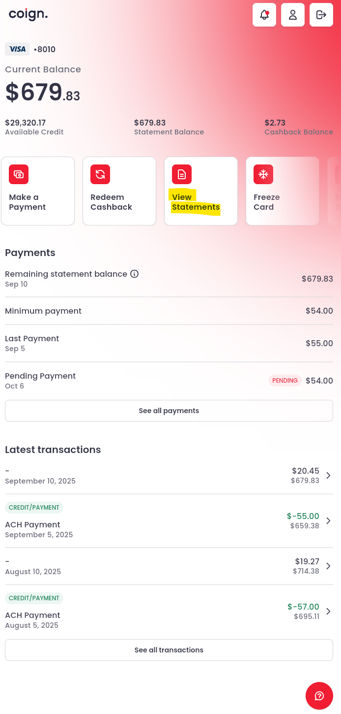 Statements – Coign