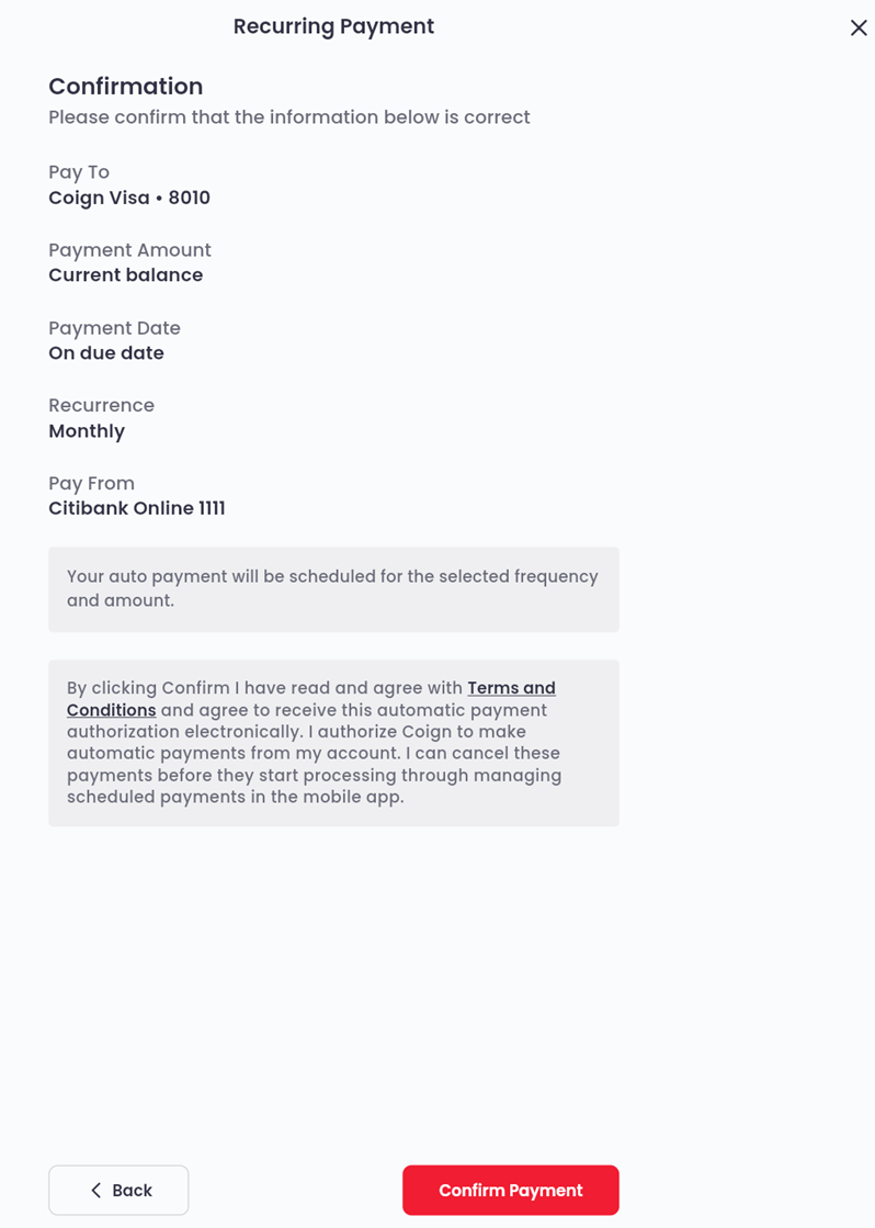 Types of Payments – Coign