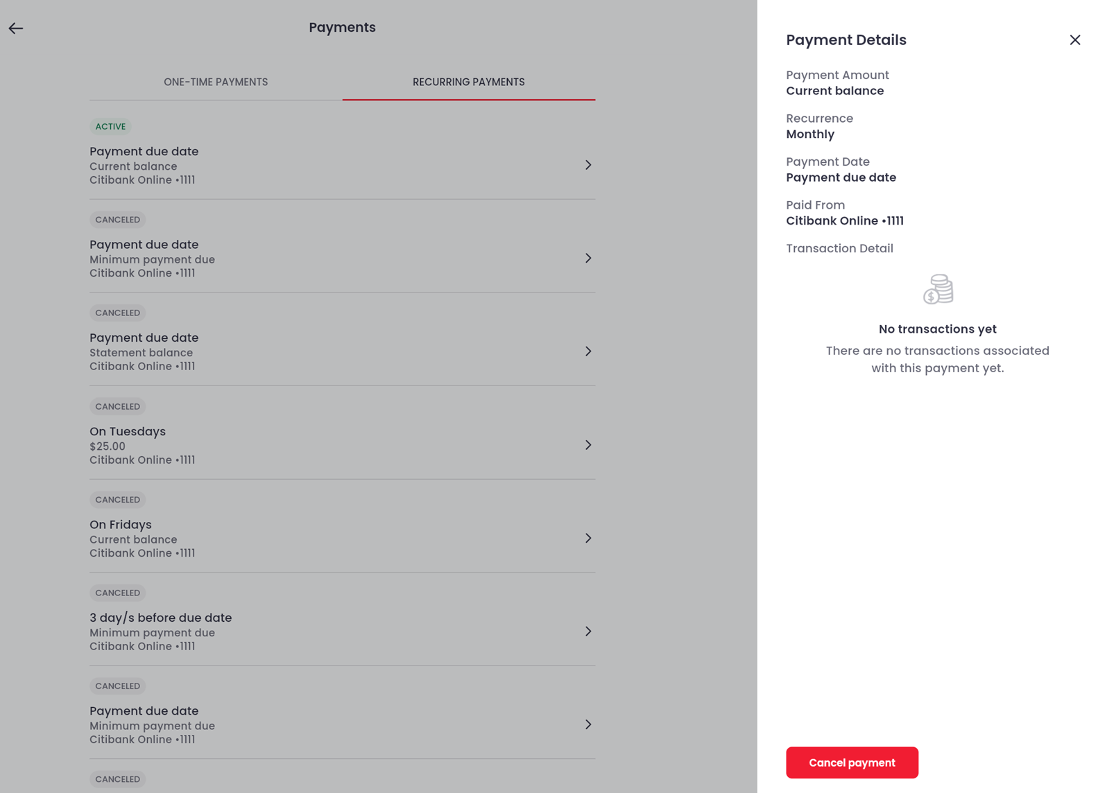 Types of Payments – Coign
