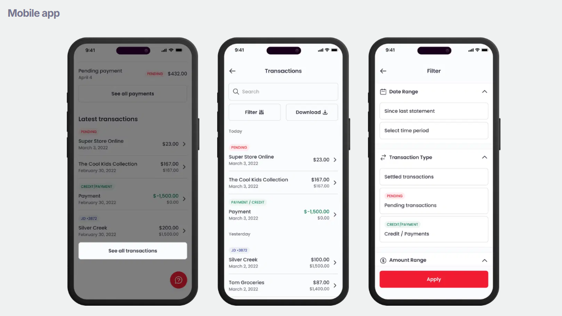 Search Transactions – Coign