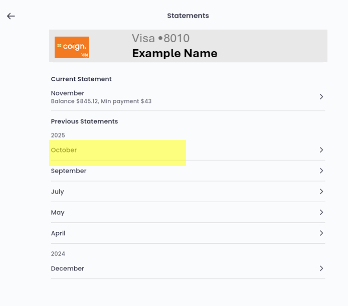 Statements – Coign